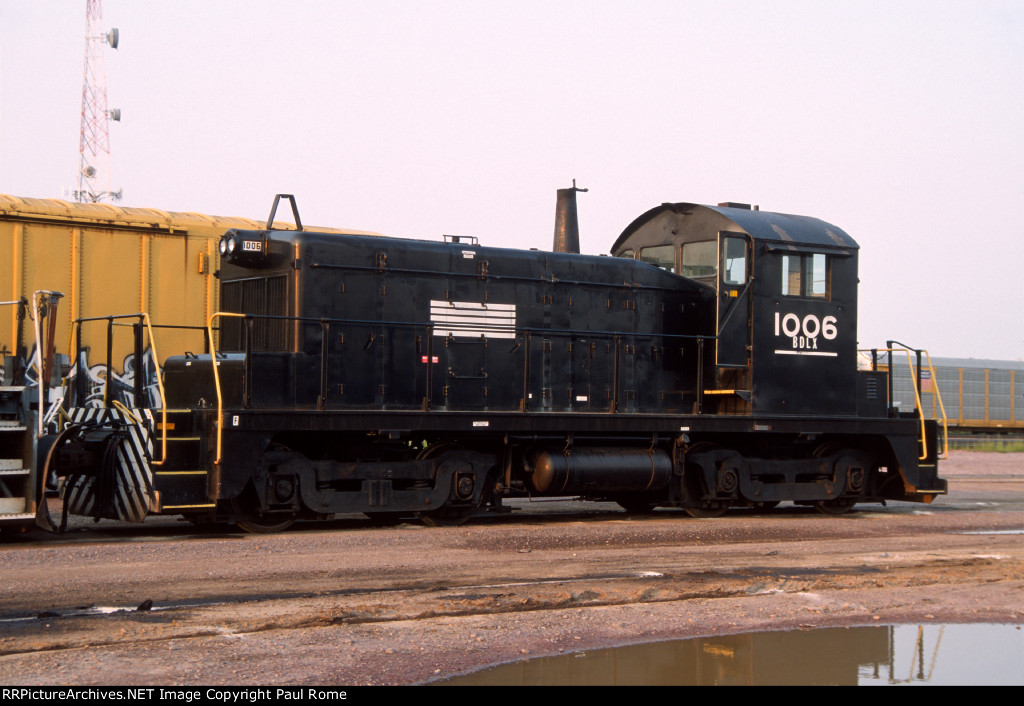 BDLX 1006, EMD SW-1, ex NS, SOU 1006, at UPRR Proviso Yard